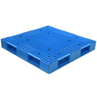 China Customized Logo Double-Sided Grid Plastic Pallets for Shipping in Single Faced Style for sale