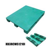 China 23kg/pcs Euro Hygienic Heavy Duty Flat Racking Plastic Pallet with Steel Reinforcement for sale