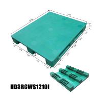 China 23kg/pcs Euro Hygienic Heavy Duty Flat Racking Plastic Pallet with Steel Reinforcement for sale