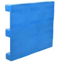 China Hygienic Flat 4 Way HDPE Plastic Pallet with Steel Reinforcement Dynamic Load 1.5T for sale