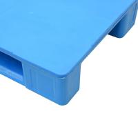 China Hygienic Flat 4 Way HDPE Plastic Pallet with Steel Reinforcement Dynamic Load 1.5T for sale