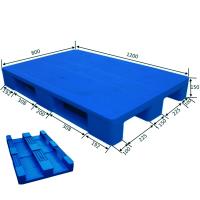 China Recyclable HUADING 1200*800 Single Faced Style Euro Plastic Pallet for sale