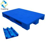China Recyclable HUADING 1200*800 Single Faced Style Euro Plastic Pallet for sale