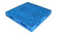 China Euro Pallet 1200*1200 Recycled Heavy Duty Double Faced Plastic Pallets Entry Type 4-Way for sale