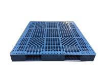 China Euro Pallet 1200*1200 Recycled Heavy Duty Double Faced Plastic Pallets Entry Type 4-Way for sale
