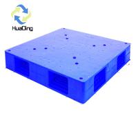 China Antislip Rubber Inserted Double Faced Plastic Pallets for Heavy Duty Applications for sale