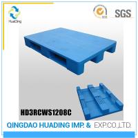 China Large Plastic Pallet 1200*800mm in Blue for Heavy Duty Storage and Stacking Needs for sale