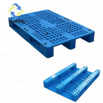 China 1200*1000 HDPE Plastic Pallets for Printing Industry Single Faced and 6 T Static Load for sale