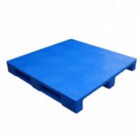 China 3 Runners Plastic Pallet HUADING Single Face for Hand Forklift and Electric Forklift for sale