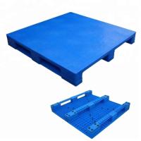 China 3 Runners Plastic Pallet HUADING Single Face for Hand Forklift and Electric Forklift for sale