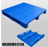 China 3 Runners Plastic Pallet HUADING Single Face for Hand Forklift and Electric Forklift for sale