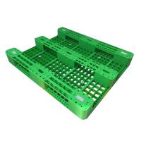China HUADING 3 Runners Plastic Pallet Durable HDPE Material for and Easy Rack Storage for sale