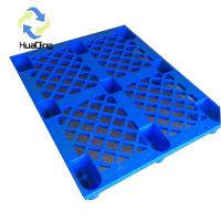 China Customer Logo HUADING Light Plastic Pallet for Forklift Single Faced and Durable for sale