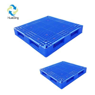 China Double Face Plastic Pallet Size 1100*1100mm Dynamic Load 1T for Stackable Storage for sale