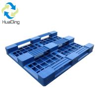 China 3 Runners Bottom Type Euro Pallet HUADING 1212 Heavy Duty Small PVC Plastic Pallets for sale