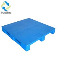 China 3 Runners Bottom Type Euro Pallet HUADING 1212 Heavy Duty Small PVC Plastic Pallets for sale