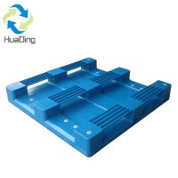 China 3 Runners Bottom Type Euro Pallet HUADING 1212 Heavy Duty Small PVC Plastic Pallets for sale