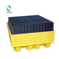 China Customer Logo HUADING IBC Spill Pallet Plastic Oil Chemical Spill Pallet for Drums for sale
