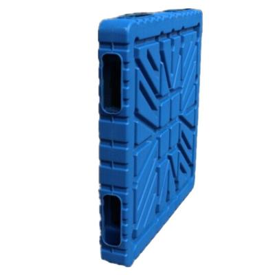 China Double Faced HDPE Plastic Pallet for Stacking HUADING Blow Molding 6T Static Load for sale