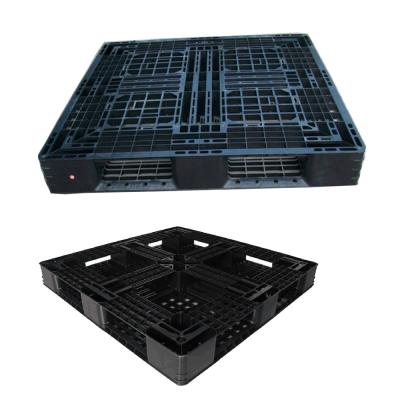 China HUADING Heavy Duty Recycled Plastic Pallet for Warehouse Storage Open Deck Design for sale