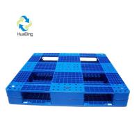China HUADING Sale 5 Gallon Cans Water Pallet Blue 4-Way Entry Type Water Bottle Pallet for sale