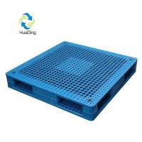 China HUADING 1200*1000 Large Stackable Double Sides HDPE Plastic Pallet Double Faced Style for sale