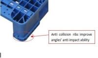 China EU Size Heavy Duty Plastic Pallet with Labeling Options Depending on Volume for sale