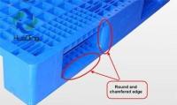 China EU Size Heavy Duty Plastic Pallet with Labeling Options Depending on Volume for sale