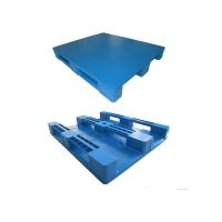 China EU Hygienic Heavy Duty 3 Runner Plastic Pallet with Steel Reinforcement by HUADING for sale