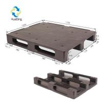China 1200*1000*150mm EU Type 3-Runners Closed Deck Plastic Pallet with Steel Rackable Load 1T for sale
