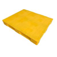 China 1500kg Dynamic Load Industry Pallet HUADING ISO 9001/14001 Single Face Steel Reinforced EU HDPE Plastic Pallet for sale