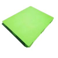 China 1500kg Dynamic Load Industry Pallet HUADING ISO 9001/14001 Single Face Steel Reinforced EU HDPE Plastic Pallet for sale