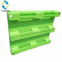 China 1500kg Dynamic Load Industry Pallet HUADING ISO 9001/14001 Single Face Steel Reinforced EU HDPE Plastic Pallet for sale