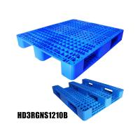 China HUADING Euro Durable 4 Way Entry Racking Grid Plastic Pallet for Heavy Duty Logistics for sale
