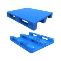 China Hygienic 3 Runner Plastic Pallet Reinforced Flat Racking for Racking Load of 1200 kg for sale