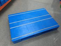 China Hygienic 3 Runner Plastic Pallet Reinforced Flat Racking for Racking Load of 1200 kg for sale