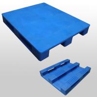 China HUADING HDPE Floor Plastic Pallet for Warehouse Racking Single Faced Style 4-way Entry for sale
