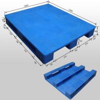 China HUADING HDPE Floor Plastic Pallet for Warehouse Racking Single Faced Style 4-way Entry for sale