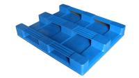 China HUADING HDPE Floor Plastic Pallet for Warehouse Racking Single Faced Style 4-way Entry for sale