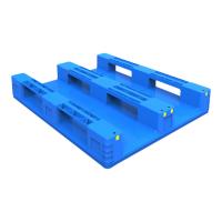 China Sturdy Plastic Container Storage Pallet with Dynamic Load of 1.5T and Anti-Slip Design for sale