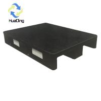 China Single Face 1000*1000mm Plastic Pallets Heavy Duty 1T Capacity with 7 Steel Tubes for sale