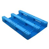 China Single Face 1000*1000mm Plastic Pallets Heavy Duty 1T Capacity with 7 Steel Tubes for sale