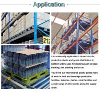 China Static load 6T Heavy Duty Euro Prices Forklift Used Plastic Pallets Not for racking for sale
