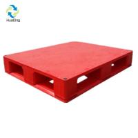 China 6 Ton Static Load Heavy Duty Double Deck HDPE Plastic Pallet for Warehouse Management for sale