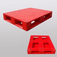 China 6 Ton Static Load Heavy Duty Double Deck HDPE Plastic Pallet for Warehouse Management for sale