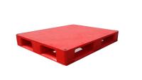 China 6 Ton Static Load Heavy Duty Double Deck HDPE Plastic Pallet for Warehouse Management for sale