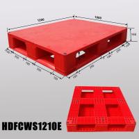 China 6 Ton Static Load Heavy Duty Double Deck HDPE Plastic Pallet for Warehouse Management for sale