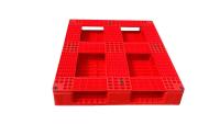 China 6 Ton Static Load Heavy Duty Double Deck HDPE Plastic Pallet for Warehouse Management for sale