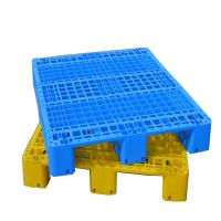 China HUADING 1T Heavy Duty Double Face Plastic Pallet for 4-Way Entry in Racking System for sale