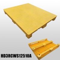 China Single Faced HDPE HUADING 1250*1000mm Hygienic Plastic Pallet for Solid Top Rack for sale